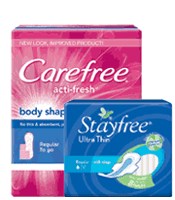 FREE Stayfree & Carefree Combo Pack Pantiliners Sample - Freebies2Deals