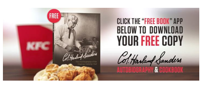FREE KFC Colonel Sanders Autobiography & Cookbook! - Freebies2Deals