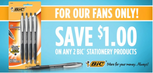 Free Coupons for Office Supplies - Deals for Bic Stationary Products