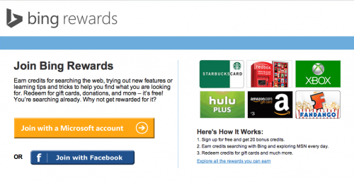 Don't Forget: Join Bing Rewards & Earn FREE Gift Cards To Places Like ...