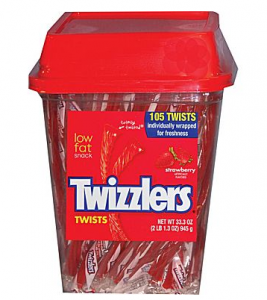 Staples: 105-Piece Tub of Individually Wrapped Twizzlers Only $5.49 ...
