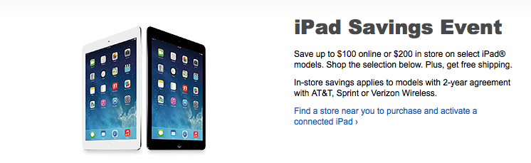Apple iPads Up To $100 Off At Best Buy.com! (Or Up To $200 Off In-Store ...