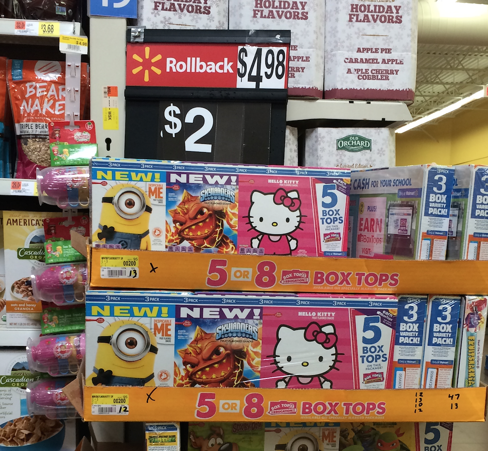 Walmart: 3 Boxes of Fruit Snacks For Only $2.00! (Only $.67 Per Box ...