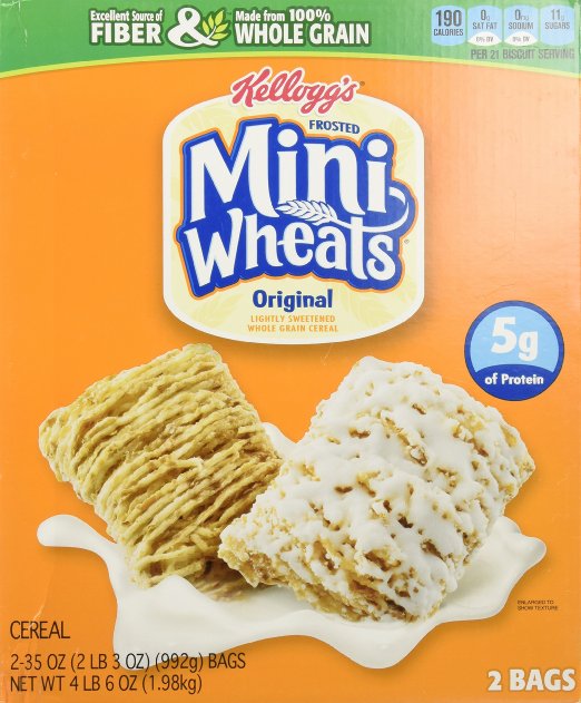 Kelloggs Frosted Whole Grain Mini Wheats, 70-Ounce – $8.54 Shipped ...