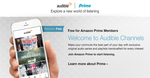 Introducing the newest Amazon Prime Benefit - Audible Channels for ...