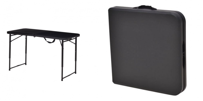 TWO Mainstays Adjustable Folding Tables Only $34.88! - Freebies2Deals