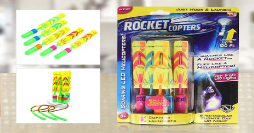 Rocket Copters LED Slingshot Helicopters (As Seen On TV) Only $9.49 ...
