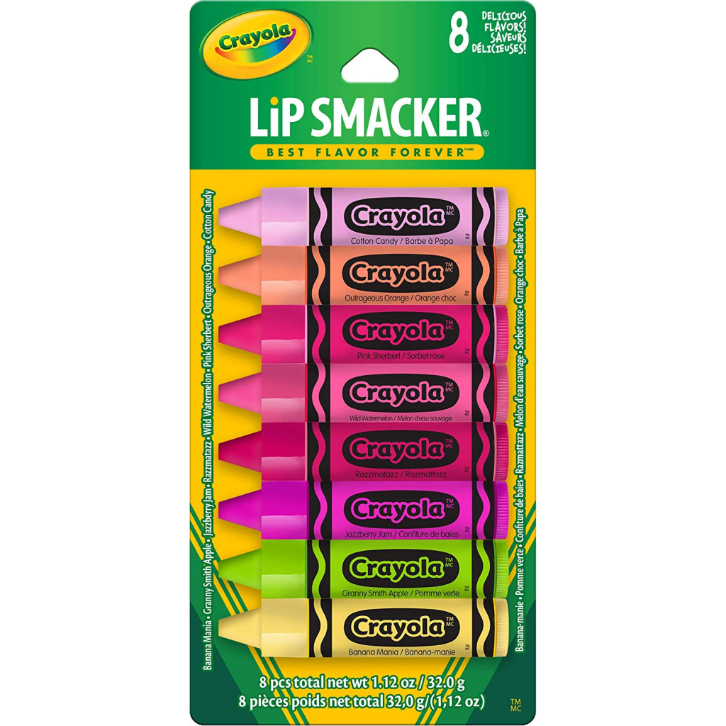 Lip Smackers Crayola Lip Balm Party Pack (8 Count) Only $5.92! (Reg $11 ...