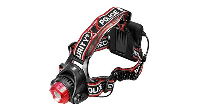 Police Security Head Flashlight - Just $22.99! - Freebies2Deals