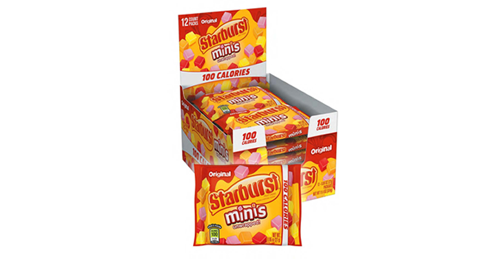 STARBURST Minis 100 Calories Original Fruit Chew Candy .95-Ounce Bag ...