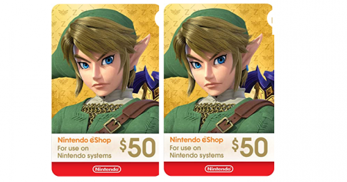 Amazon: Get a $50 Nintendo eShop Gift Card [Digital Code] for Only $44. ...