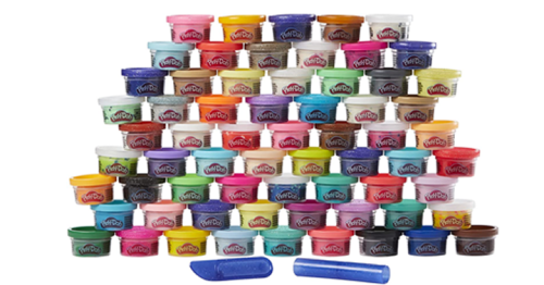 Play-Doh Ultimate Color Collection 65-Pack, 1-Ounce Fun Size Cans ...